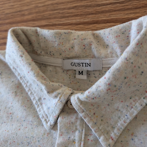 Gustin | Shirts | Gustin Mens Rainbow Nep Polo Shirt Sz M Cotton Made ...